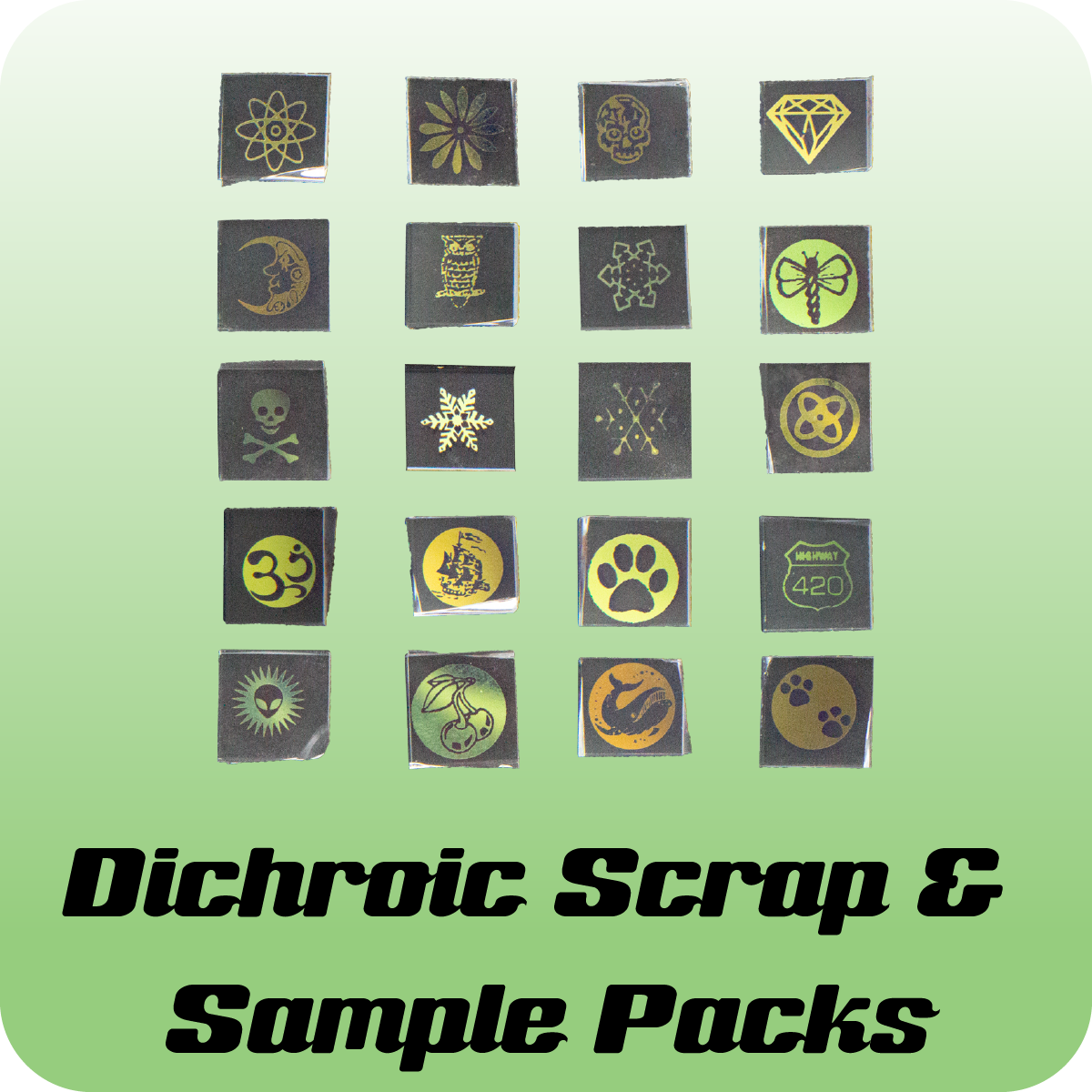 Dichroic Scrap & Sample Packs – ABR Imagery