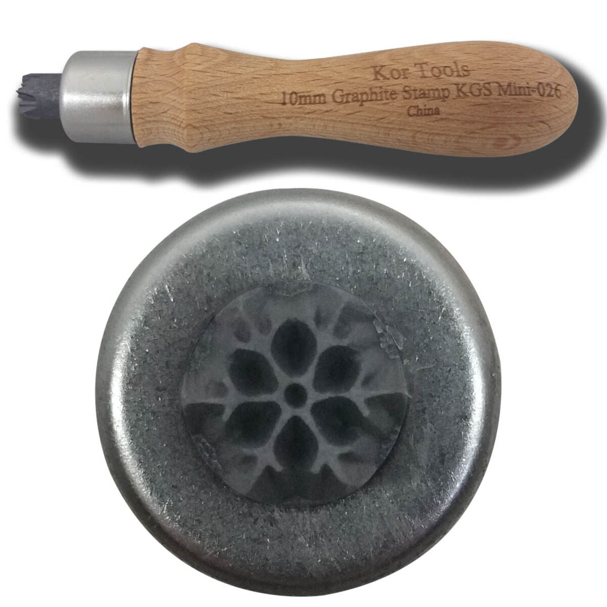 10mm Mini Graphite Snowflake Stamp – ABR Imagery