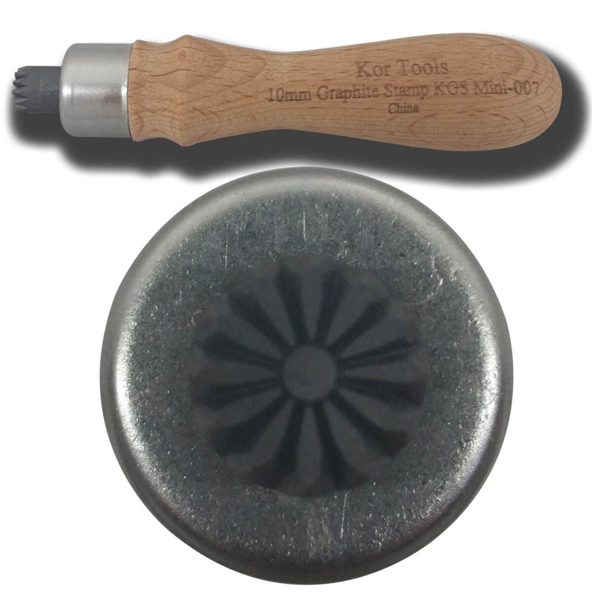 10mm Mini Graphite Daisy Stamp – ABR Imagery