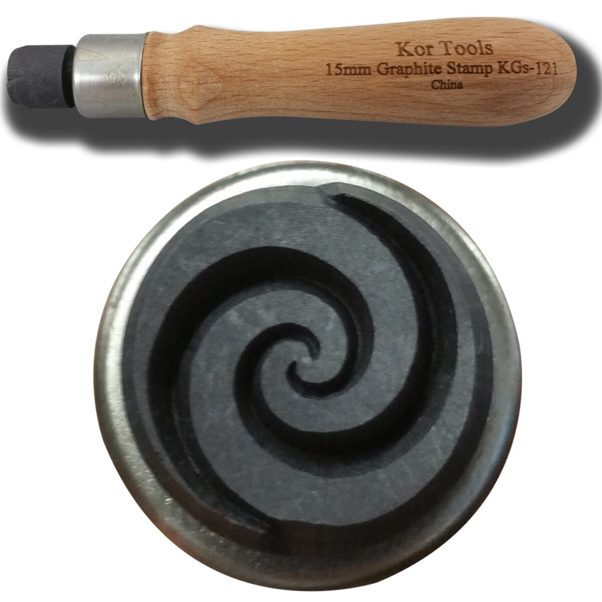 15mm Graphite DBL Spiral Stamp – ABR Imagery