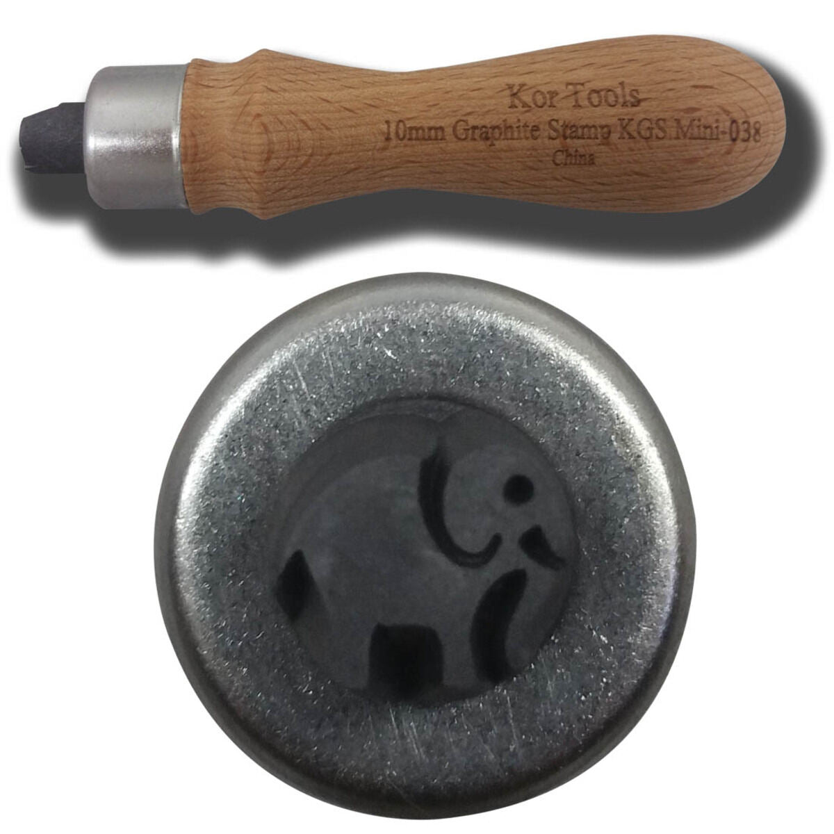 10mm Mini Graphite Elephant Stamp – ABR Imagery